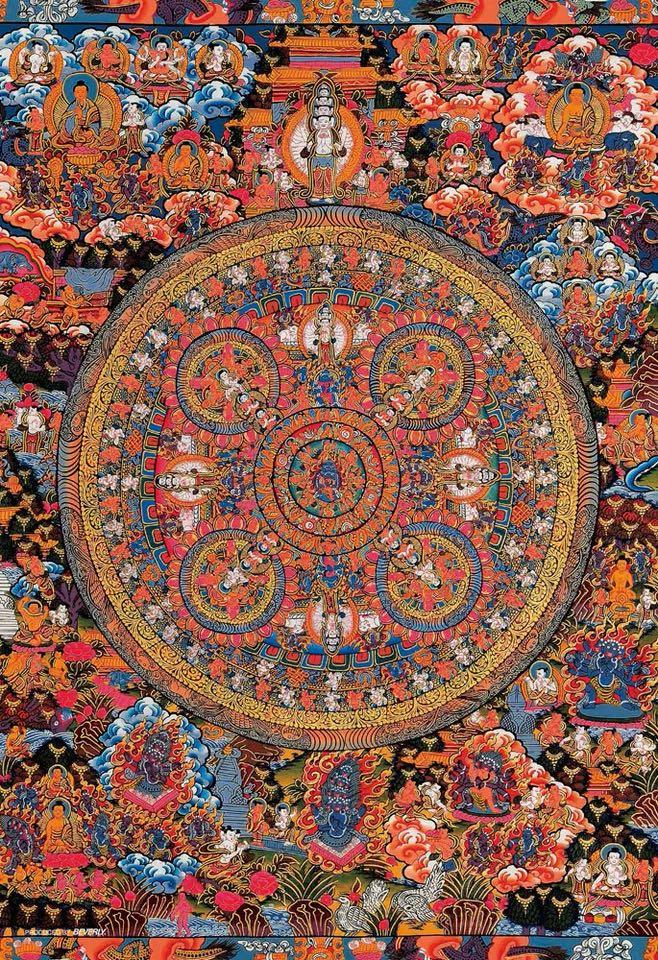 ｛in stock｝ Japanese Beverly Thang-ka Mandala puzzle 1000 pieces ...