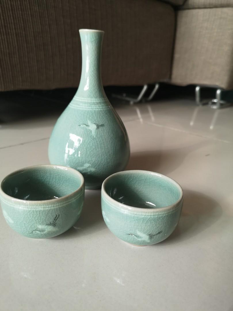 Korean soju set, Furniture & Home Living, Home Decor, Other Home Decor ...