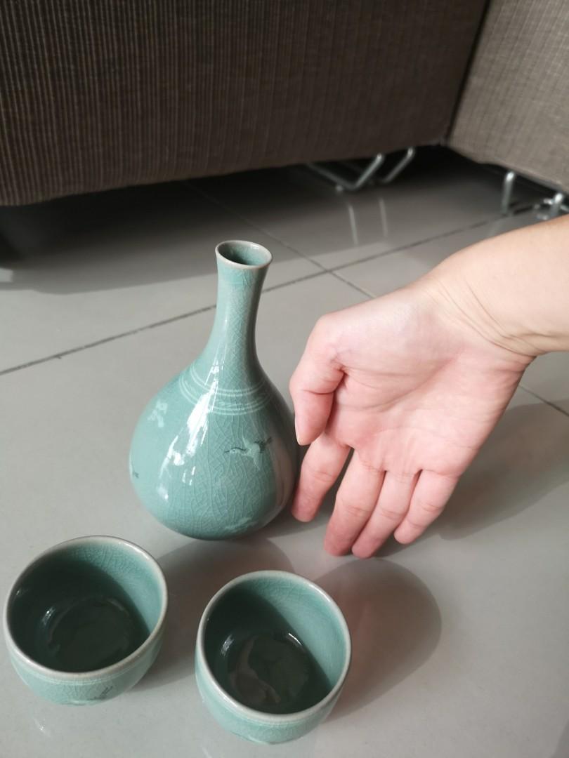 Korean soju set, Furniture & Home Living, Home Decor, Other Home Decor ...