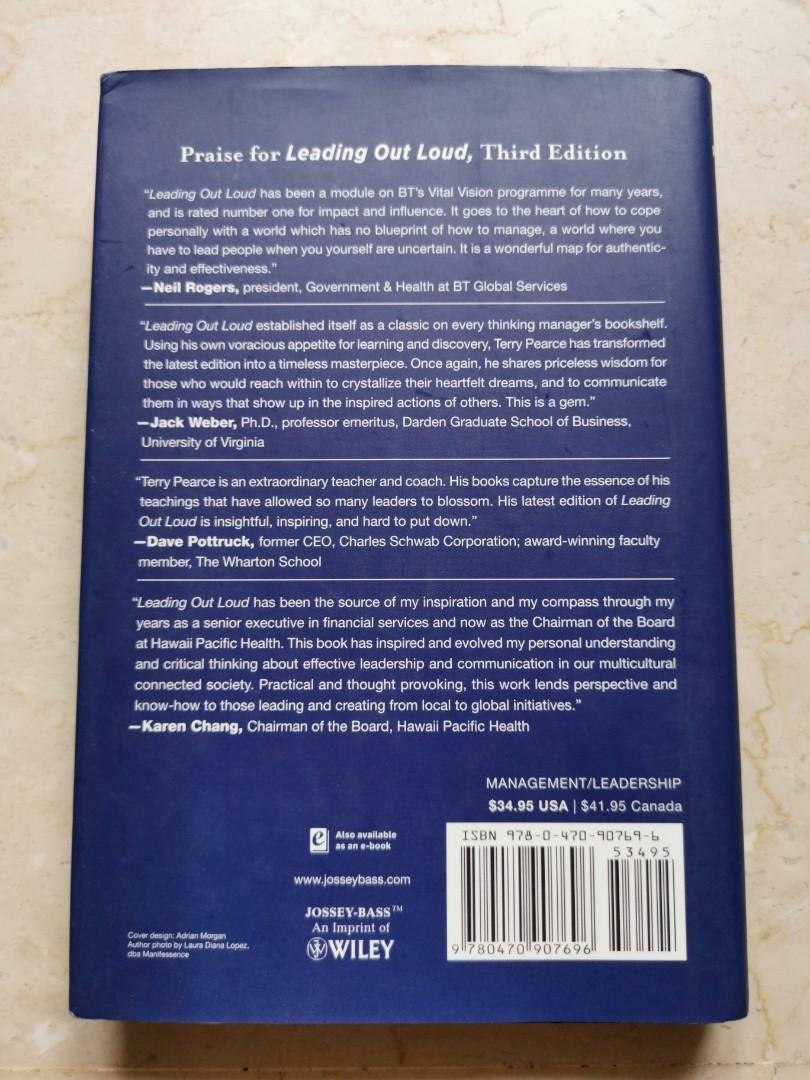 Leading out loud, Hobbies & Toys, Books & Magazines, Fiction & Non ...