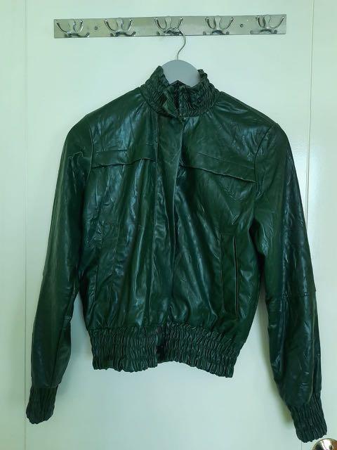 Leather Jacket Merk Zara, Fesyen Wanita, Pakaian Wanita, Baju Luaran di ...