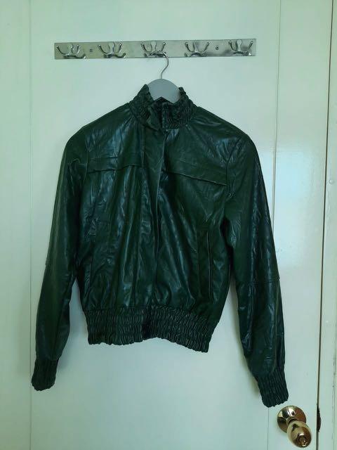 Leather Jacket Merk Zara, Fesyen Wanita, Pakaian Wanita, Baju Luaran di ...