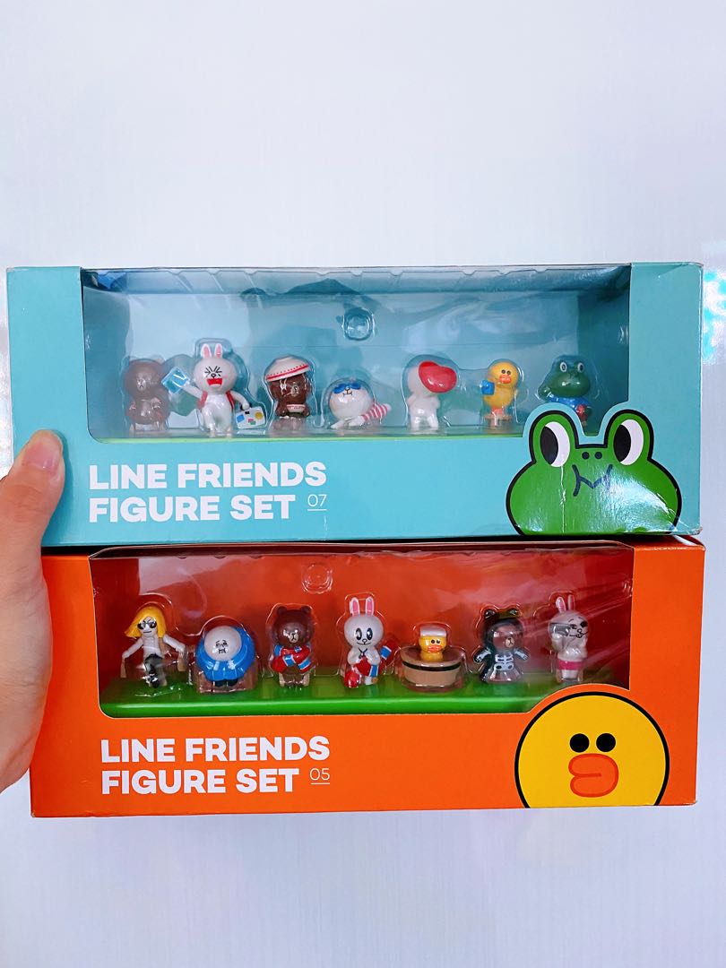 LINE Friends Figure Set, Hobbies & Toys, Toys & Games on Carousell