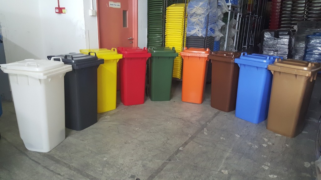 MGB 2 Wheel Mobile Garbage bin 60L / 120L /240L/ 360L/ 660L / 1100L 4 ...