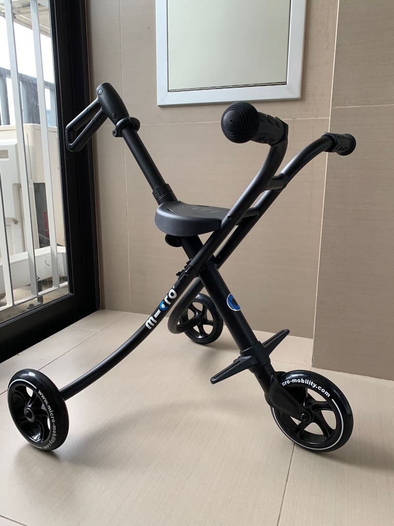 Micro Push Trike XL - Black, Babies & Kids, Infant Playtime on Carousell
