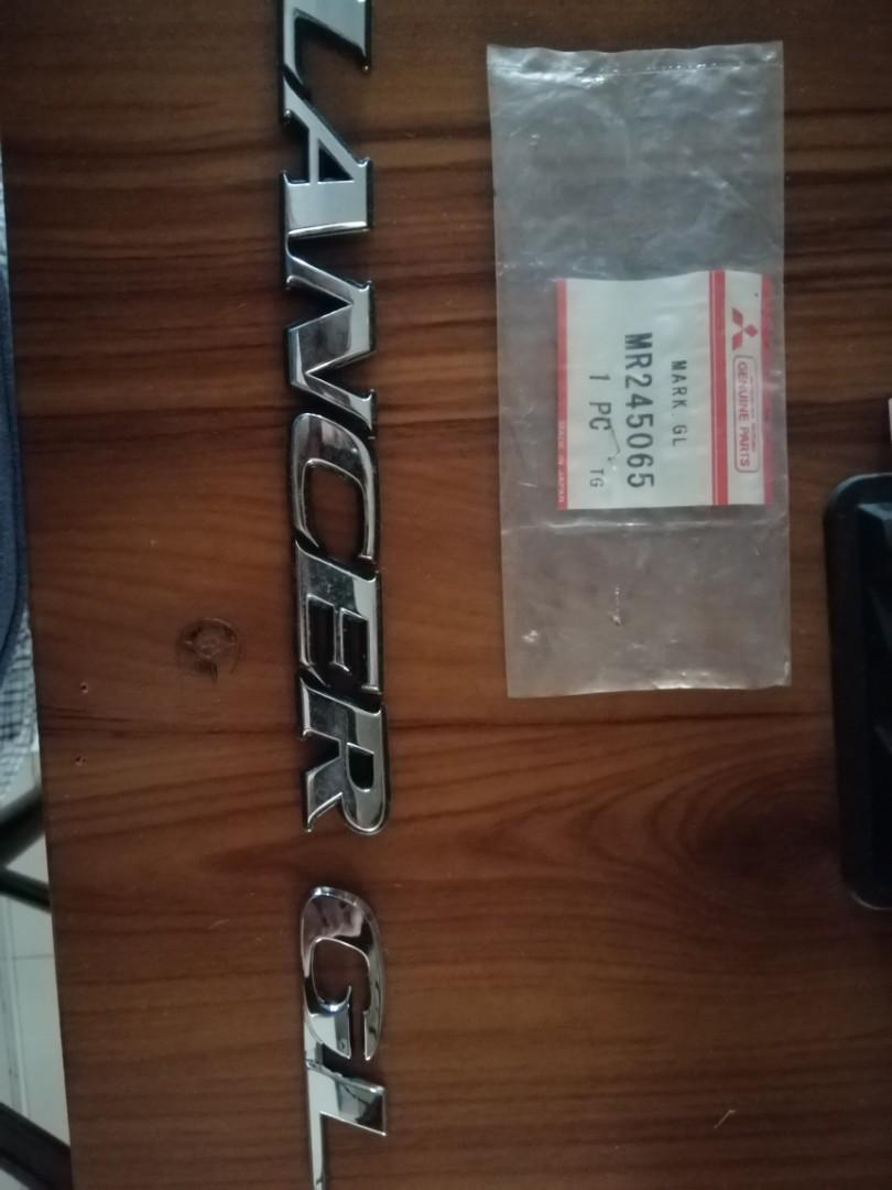 Mitsubishi Lancer GL Emblem, Car Parts & Accessories, Emblem, Sticker ...