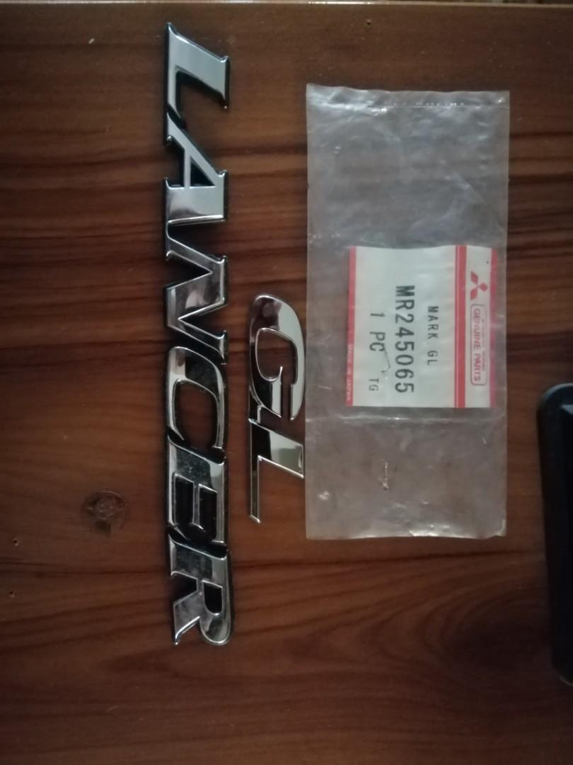 Mitsubishi Lancer GL Emblem, Car Parts & Accessories, Emblem, Sticker ...