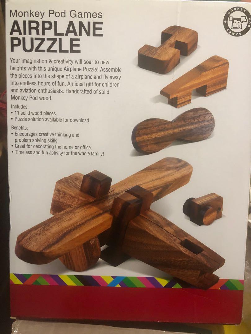 Monkey Pod Games The Globe Trotter Large Airplane, Hobbies & Toys, Toys ...