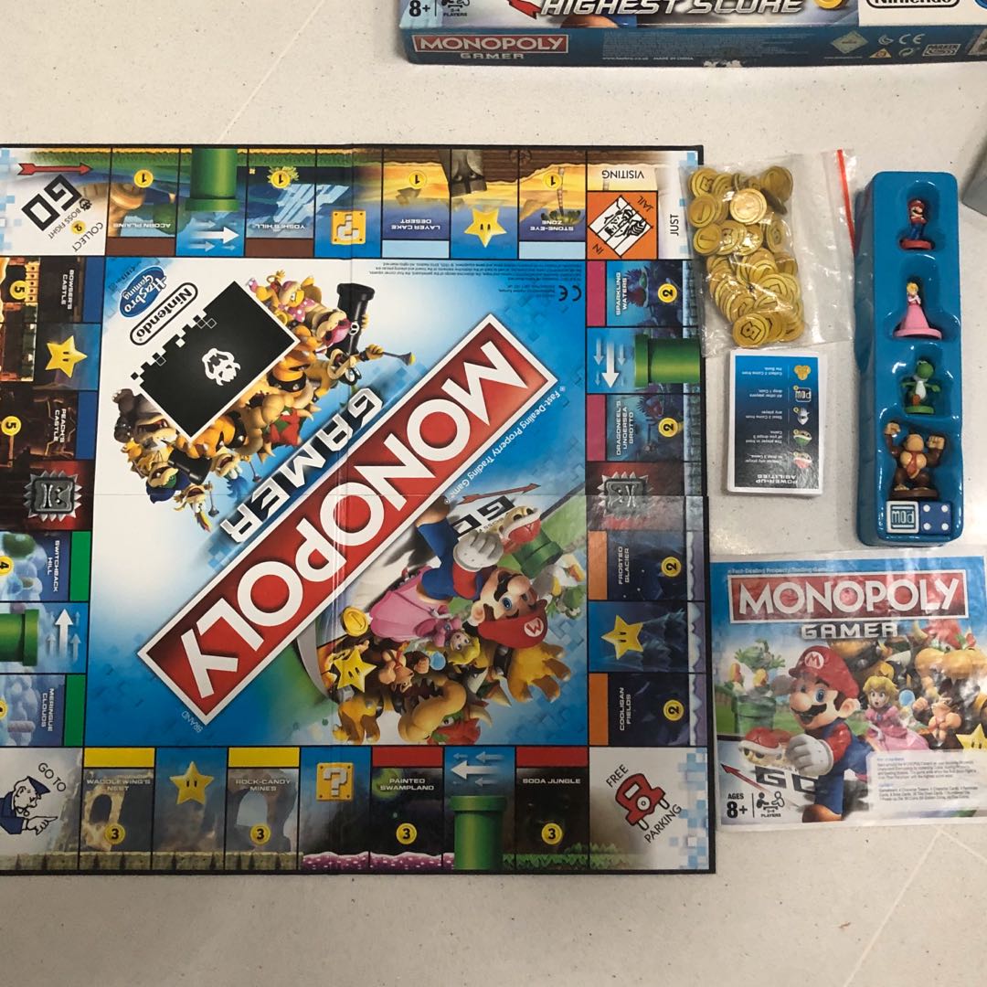 Monopoly Mario set, Hobbies & Toys, Toys & Games on Carousell