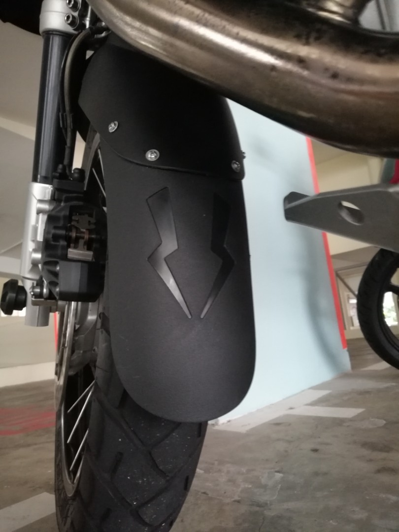 Motorcycle splash guard, Motorcycles, Motorcycle Accessories on Carousell