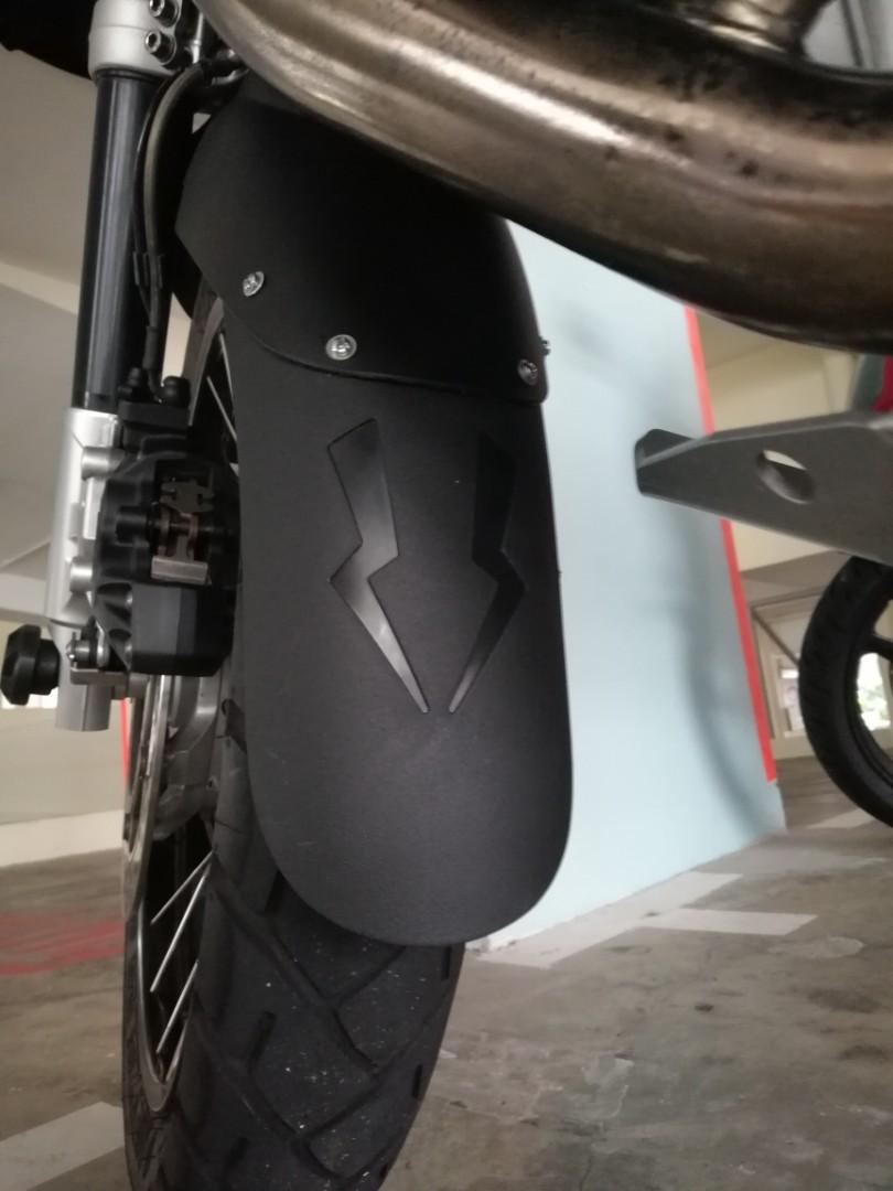 Motorcycle splash guard, Motorcycles, Motorcycle Accessories on Carousell
