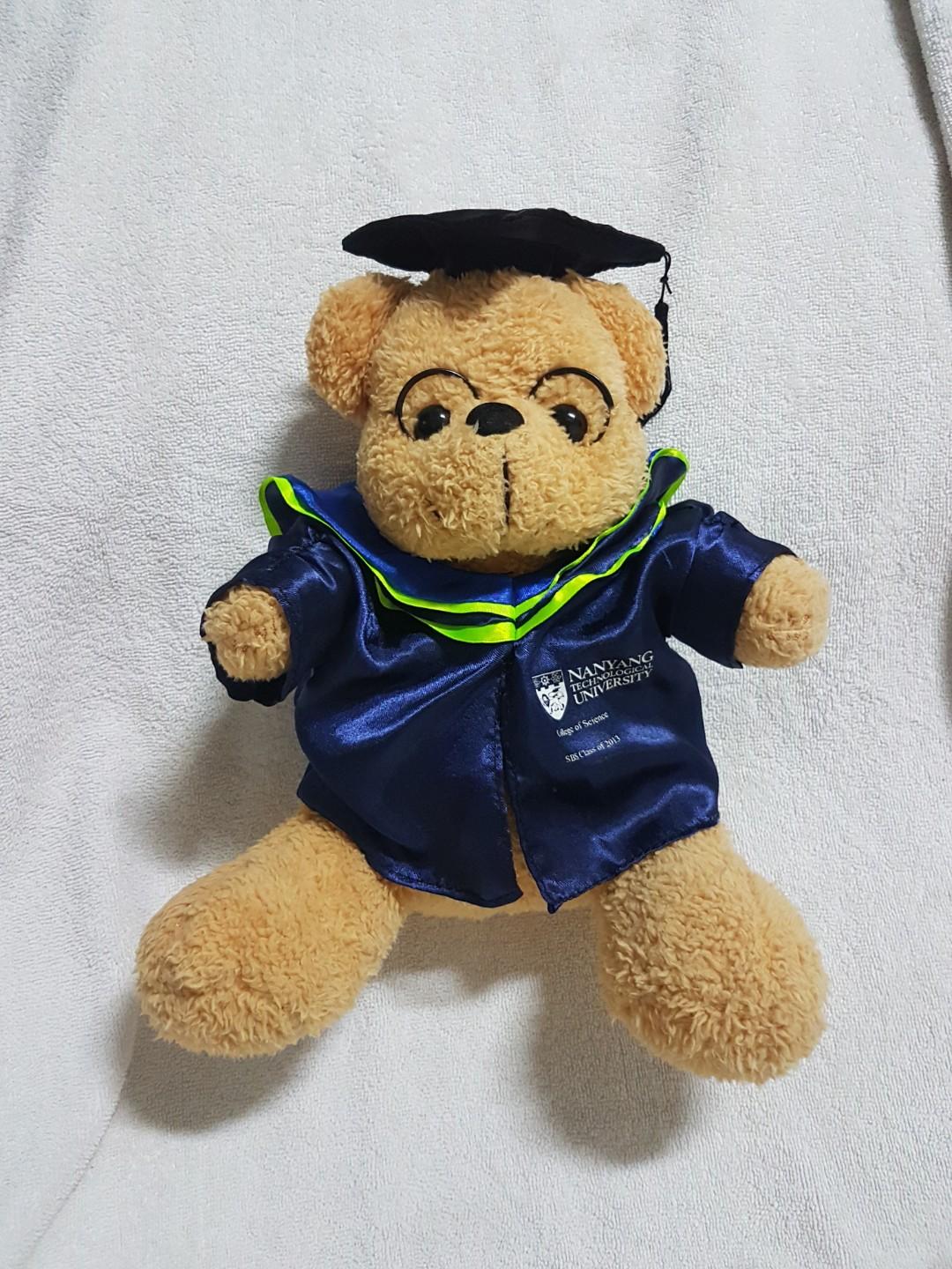 Nanyang Technological University Graduation Teddy Bear Plush Soft Toy ...