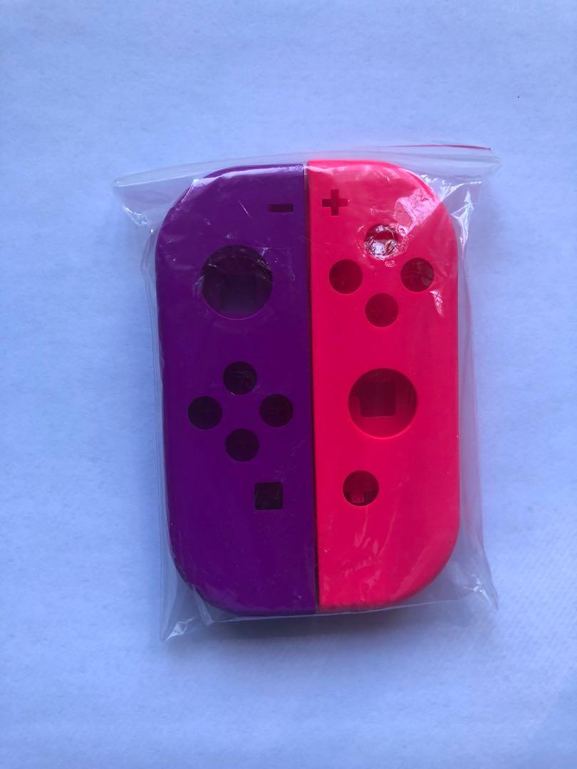 Pink and Purple Nintendo Switch Joycon Shell, Video Gaming, Gaming ...
