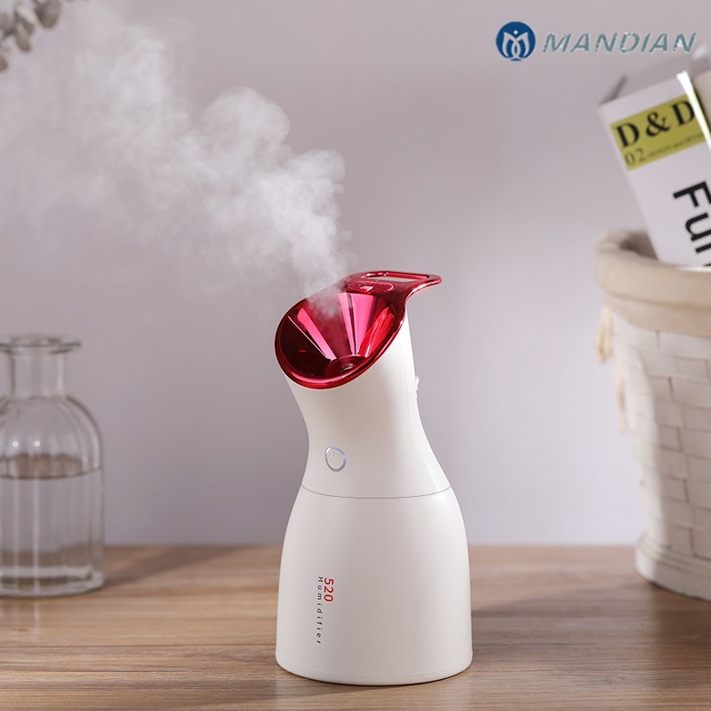 (PINK) Humidifier 500ml Cool Mist Ultrasonic Humidifiers for Bedroom ...