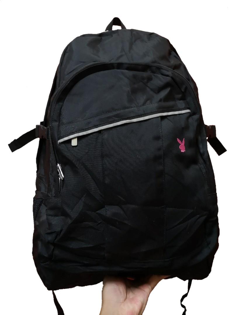Playboy backpack 28L-30L, Men's Fashion, Bags, Backpacks on Carousell