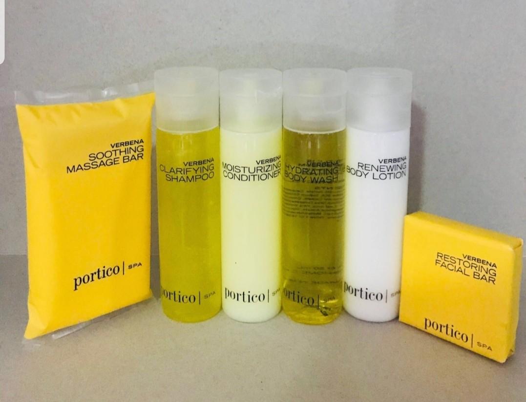 Portico Verbana Travel kit lotion shampoo wash soap, Beauty & Personal ...