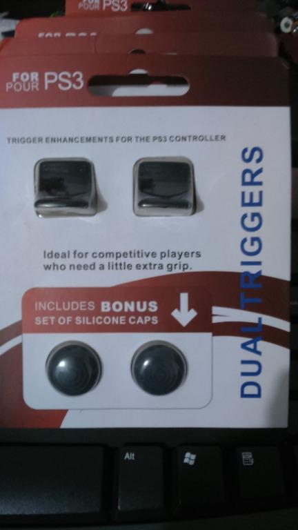 PS3/DS3/DualShock 3 Controller Trigger Extenders, Video Gaming, Gaming ...