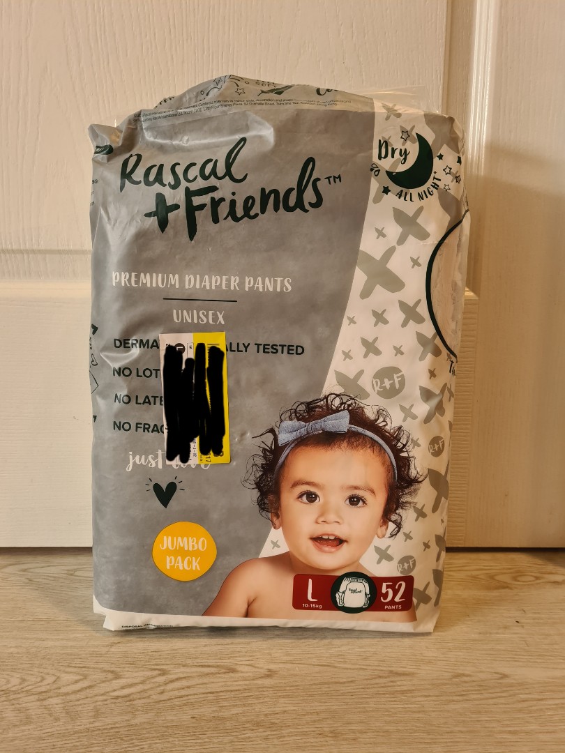 Rascal + Friends Premium Diaper Pants L, Babies & Kids, Maternity Care ...