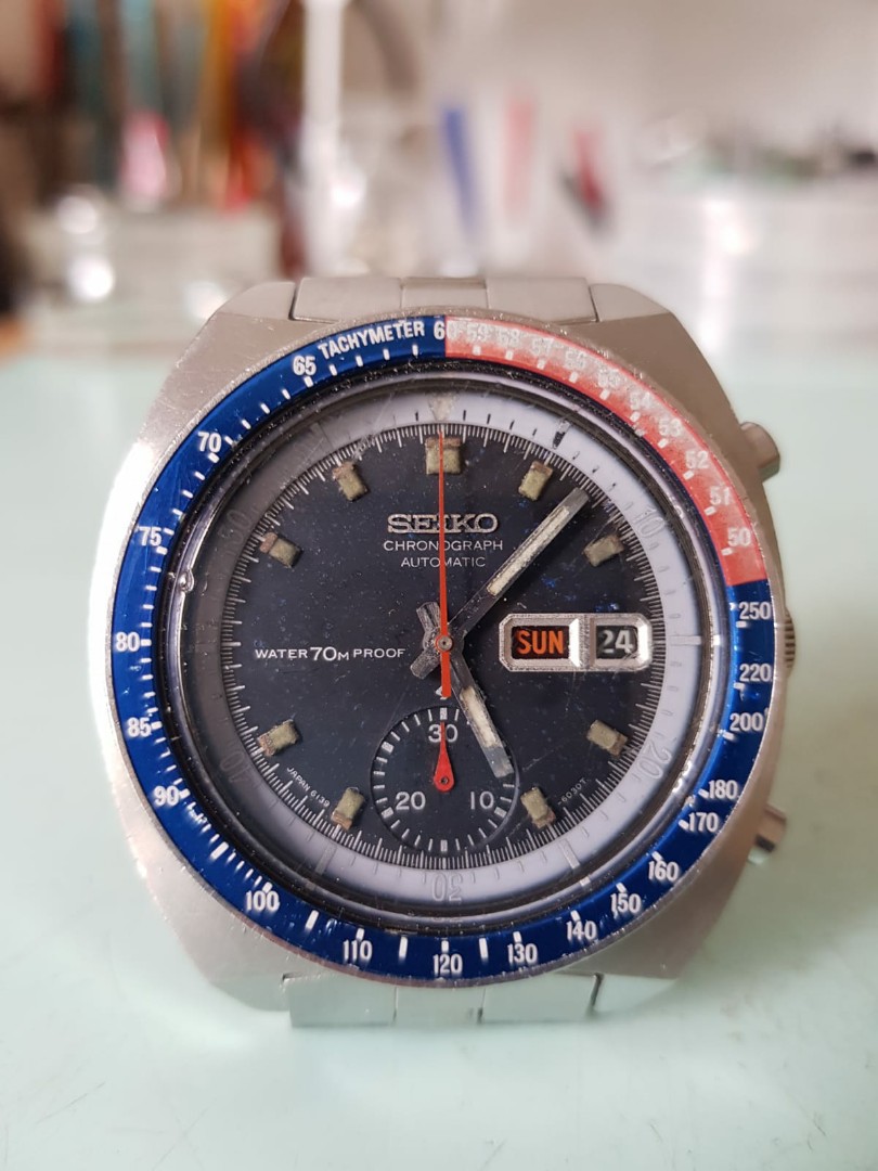 Seiko Automatic Chronograph Watch, Men's Fashion, Watches & Accessories ...