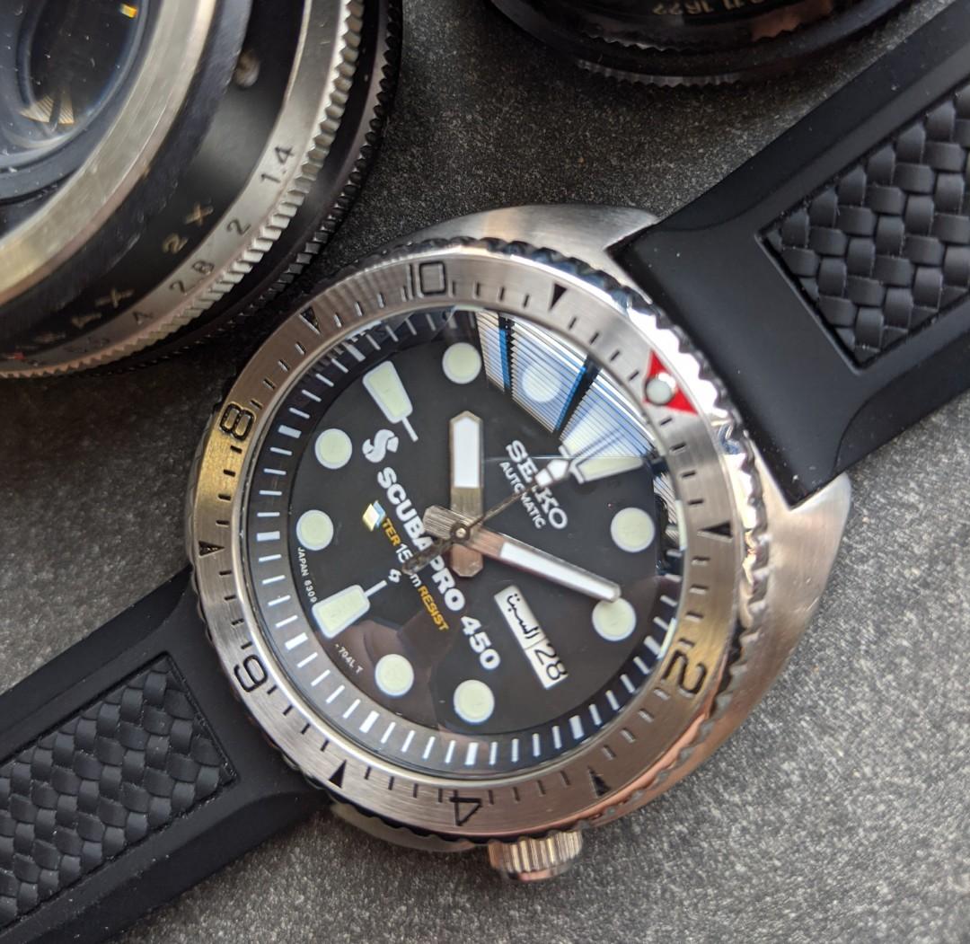 Seiko Turtle Scubapro 450 Modified Automatic Diver, Luxury, Watches on ...