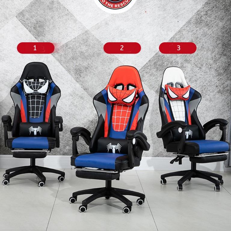 Spider-Man Gaming Chair -3 Designs, Furniture, Tables & Chairs on Carousell