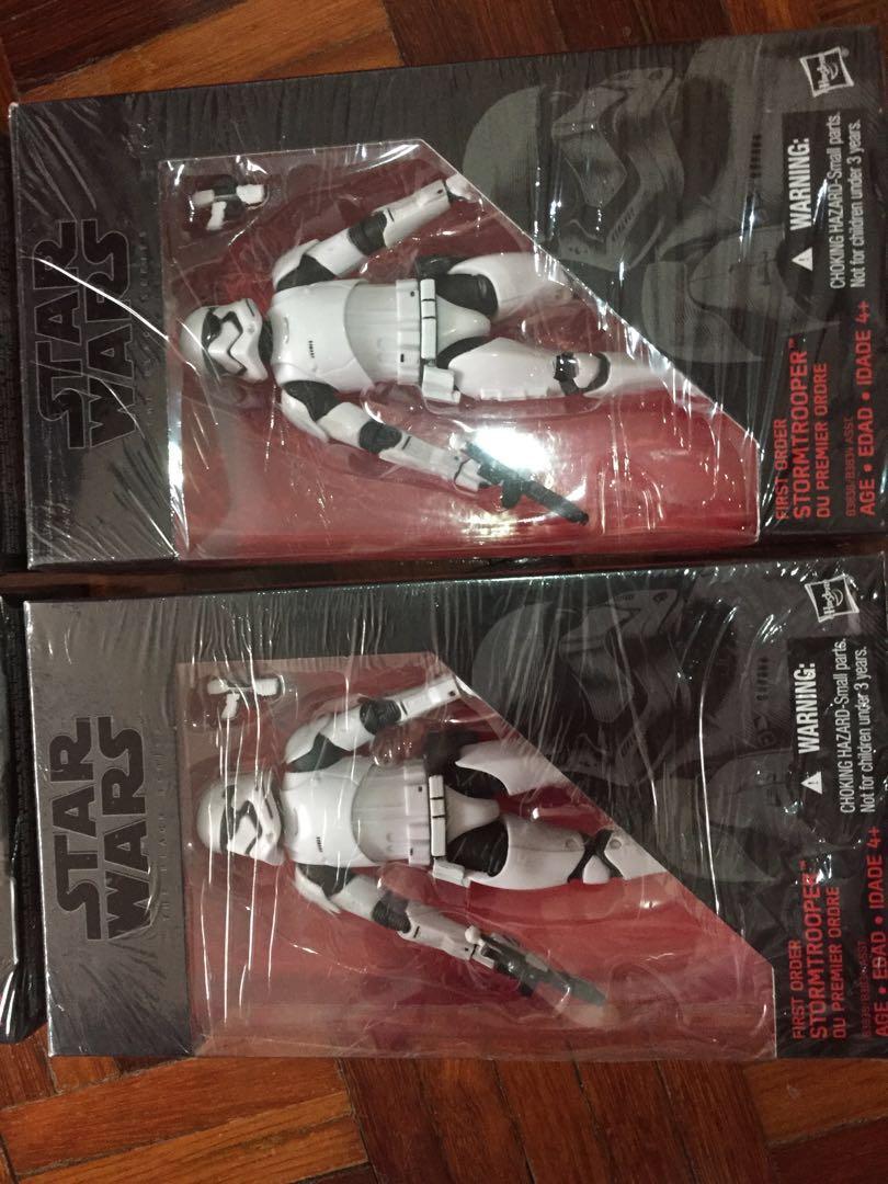 Star Wars Captain Phasma Finn Stormtrooper First Order Set Black Series ...