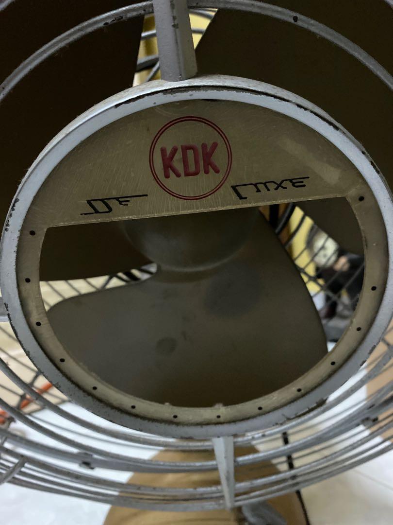 Vintage KDK fan, Vintage & Collectibles, Vintage Collectibles on Carousell