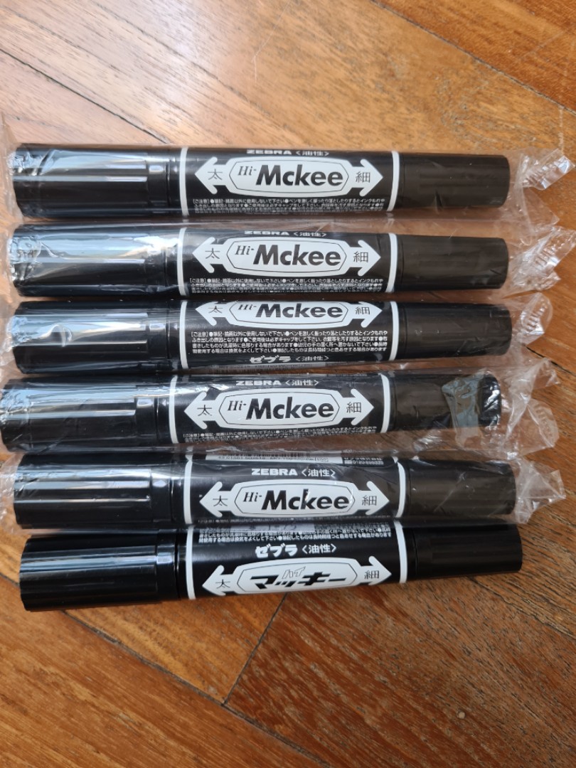 Zebra Mckee Twin Markers, Hobbies & Toys, Stationery & Craft, Other ...