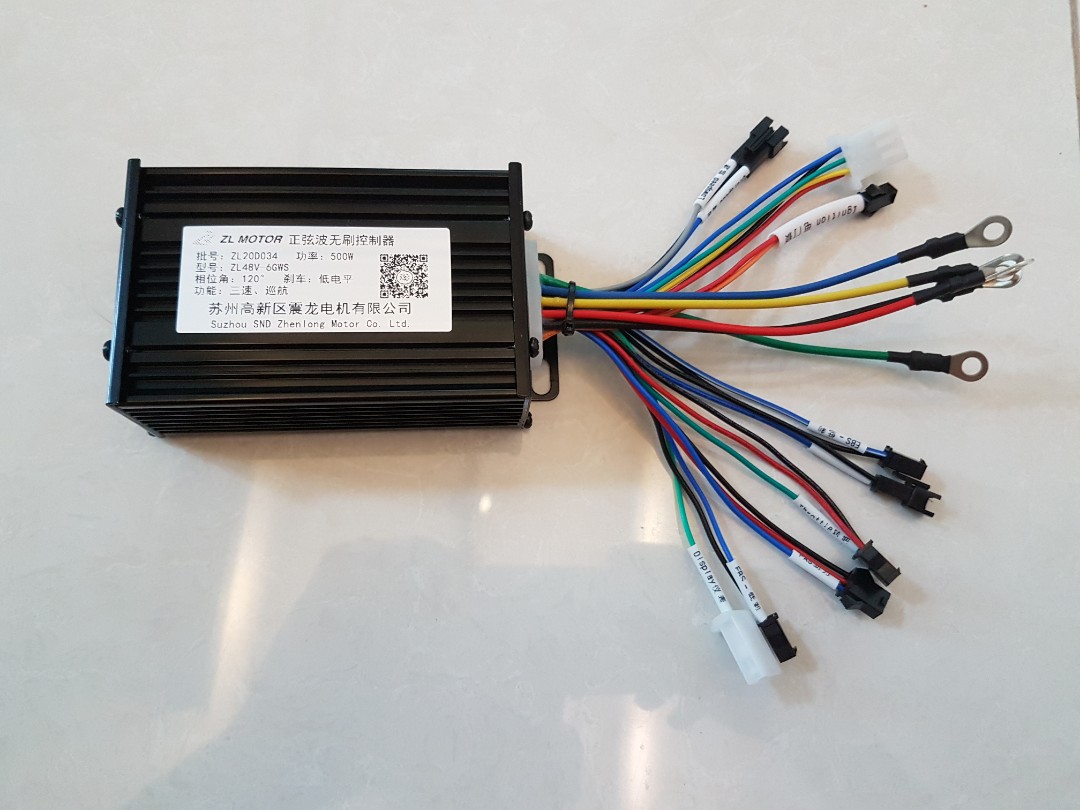 ZL Motor 48v 500w Controller, Sports Equipment, PMDs, E-Scooters & E-Bikes, E-Scooters & E-Bikes ...