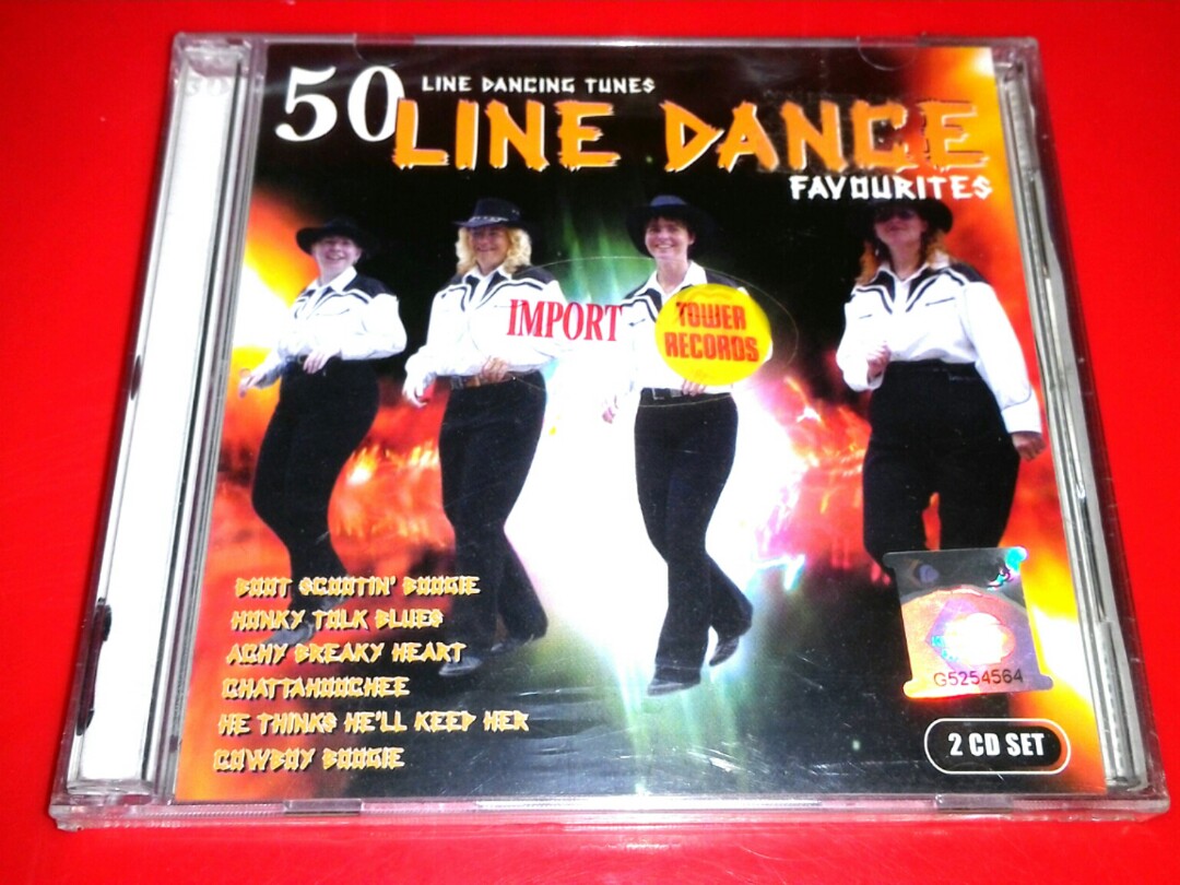 50 LINE DANCING TUNES - LINE DANCE FAVOURITES 2 CD, Hobbies & Toys ...