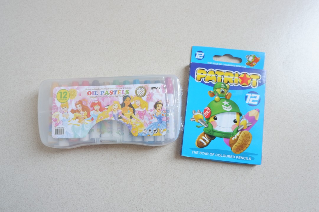 Alat Gambar Anak (Crayon+Pensil Warna), Buku & Alat Tulis, Alat Tulis ...