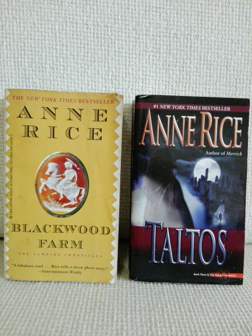 Anne Rice Pack 0f 2, Hobbies & Toys, Books & Magazines, Children's ...
