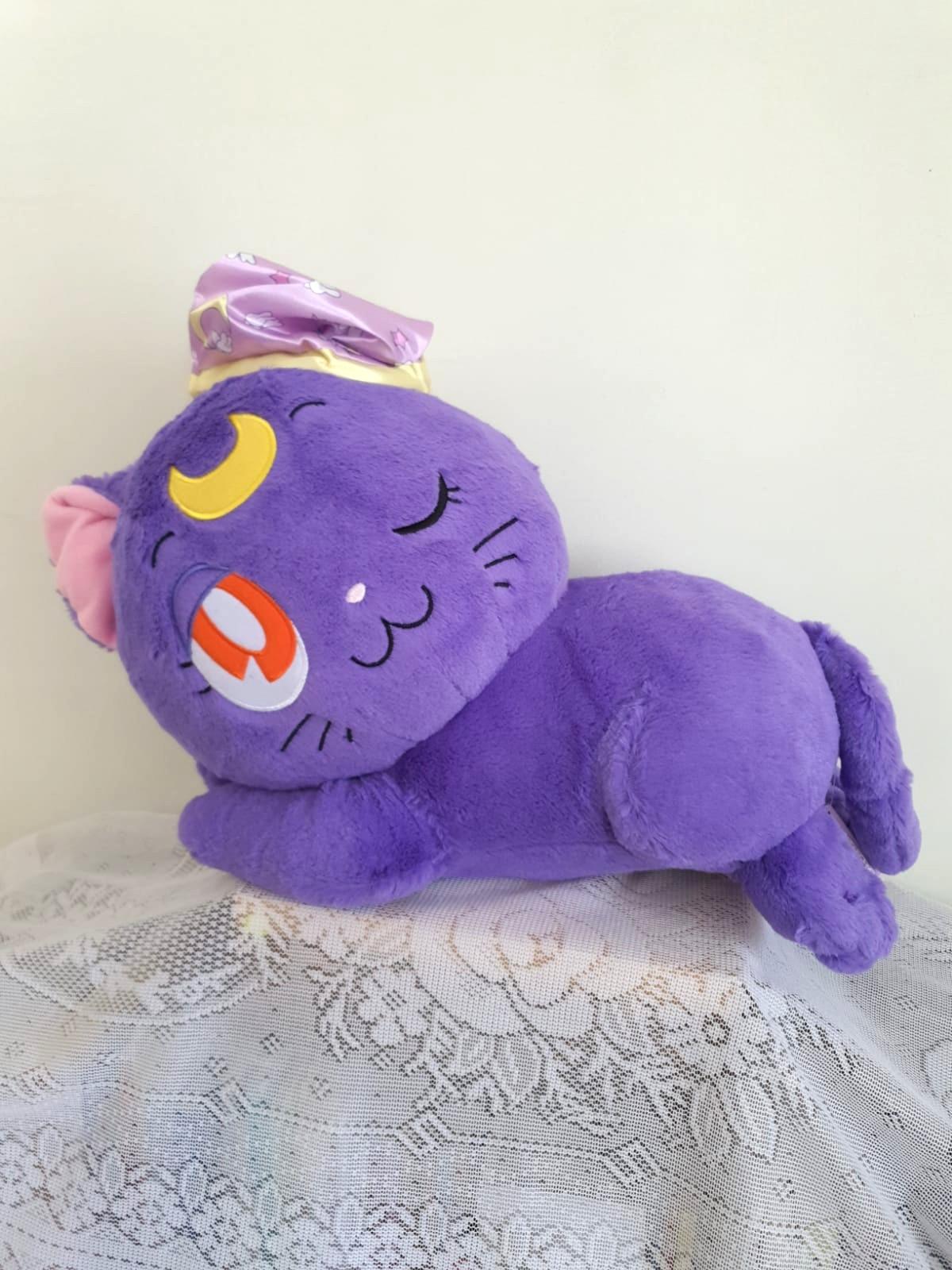 Authentic Sailormoon Cat Plushie, Hobbies & Toys, Toys & Games on Carousell