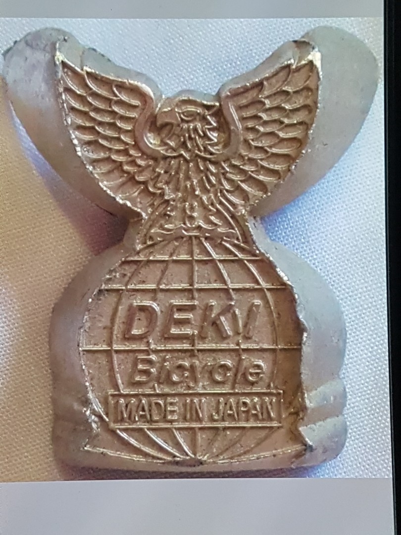 Bicycle Head Badge Deki Bicycle Made In Japan, Bicycles & PMDs, Parts ...