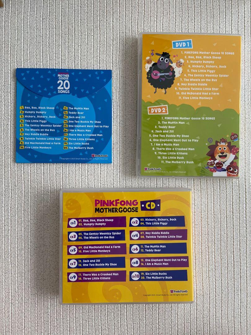 BNIB Ksisters Pinkfong DVD CD Songs Nursery Rhymes, Hobbies & Toys ...