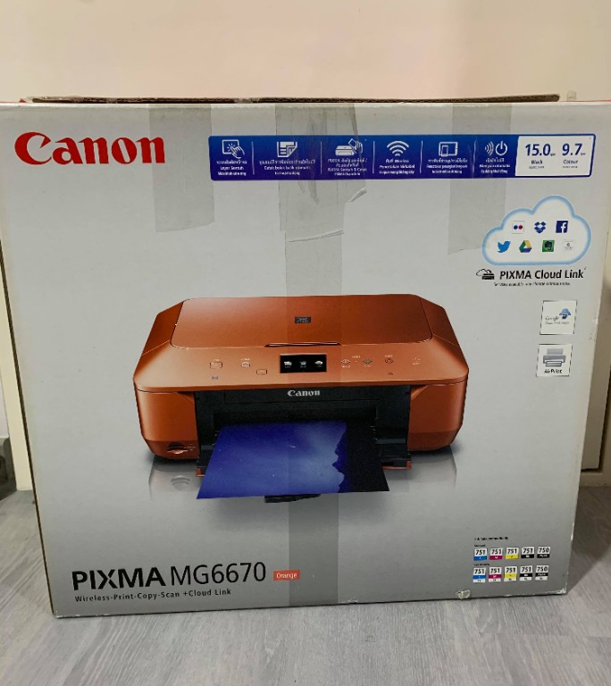 Canon PIXMA mg6670 Printer Scanner, Computers & Tech, Printers ...