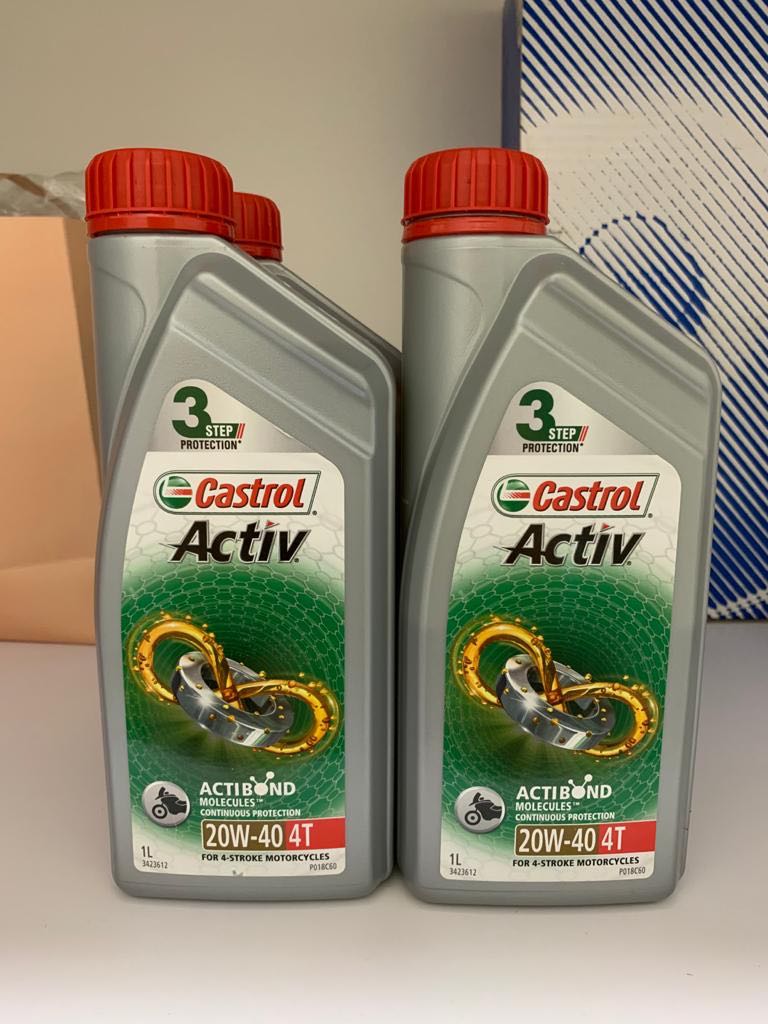 Castrol activ 4T 20W-40 (New), Motorcycles, Motorcycle Accessories on ...