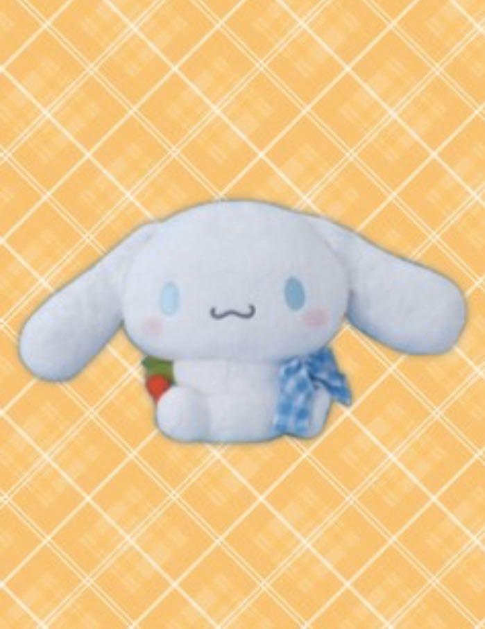 Cinnamoroll - Check ribbon & cherry, Toys & Games, Stuffed Toys on ...