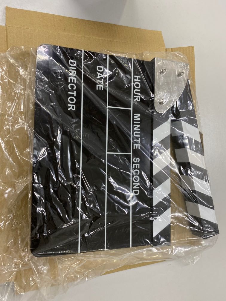 Clapperboard digital clock, Hobbies & Toys, Stationery & Craft, Art ...