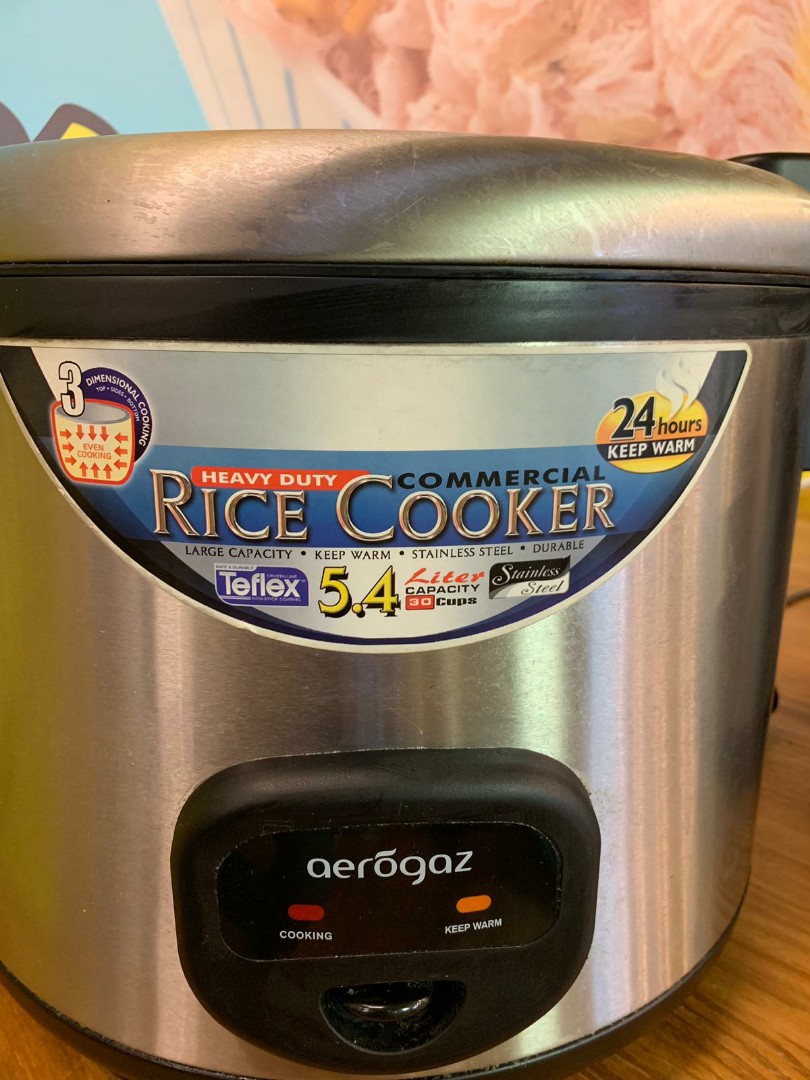 Commercial rice cooker ( used ), TV & Home Appliances, Kitchen ...