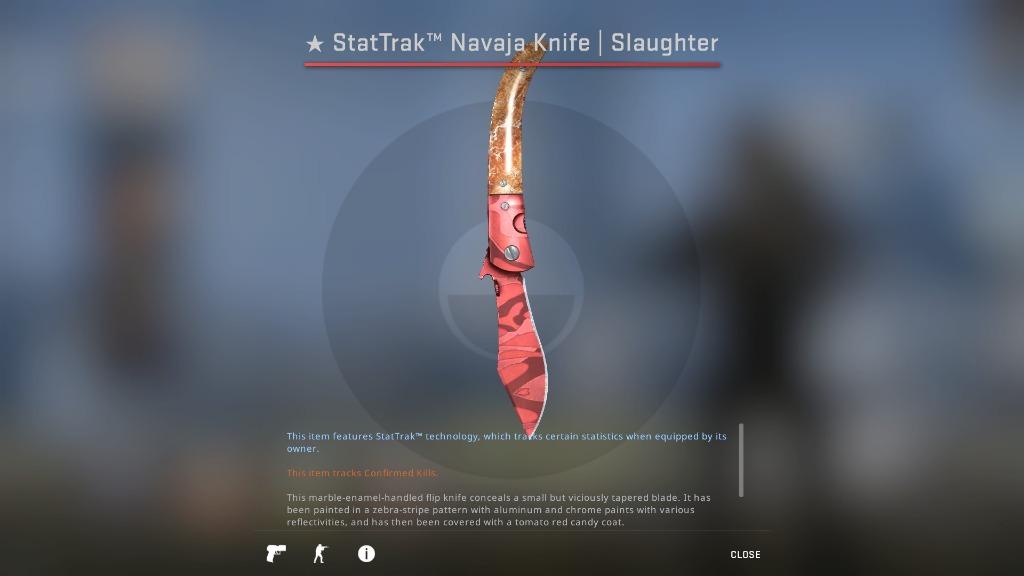 CSGO StatTrak Navaja Knife | Slaughter (Factory New) _csgo knives _csgo ...