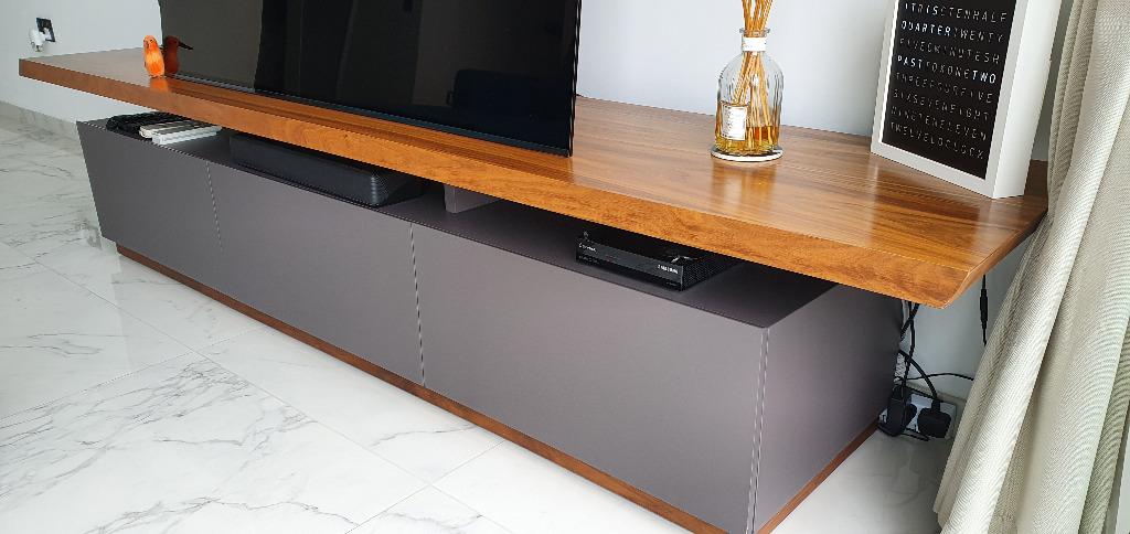 Custom Built solid TV Cabinet TV Console, Furniture & Home Living, Furniture, TV Consoles on ...