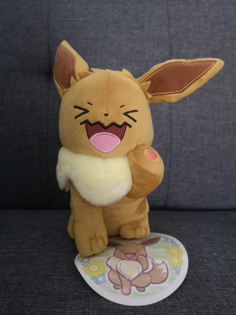 Eevee plush everybody wobbuffet campaign, Hobbies & Toys, Toys & Games ...