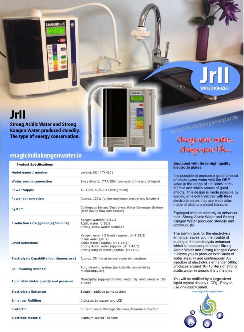 Enagic Leveluk JR II (Alkalized Water Ionizer), TV & Home Appliances ...