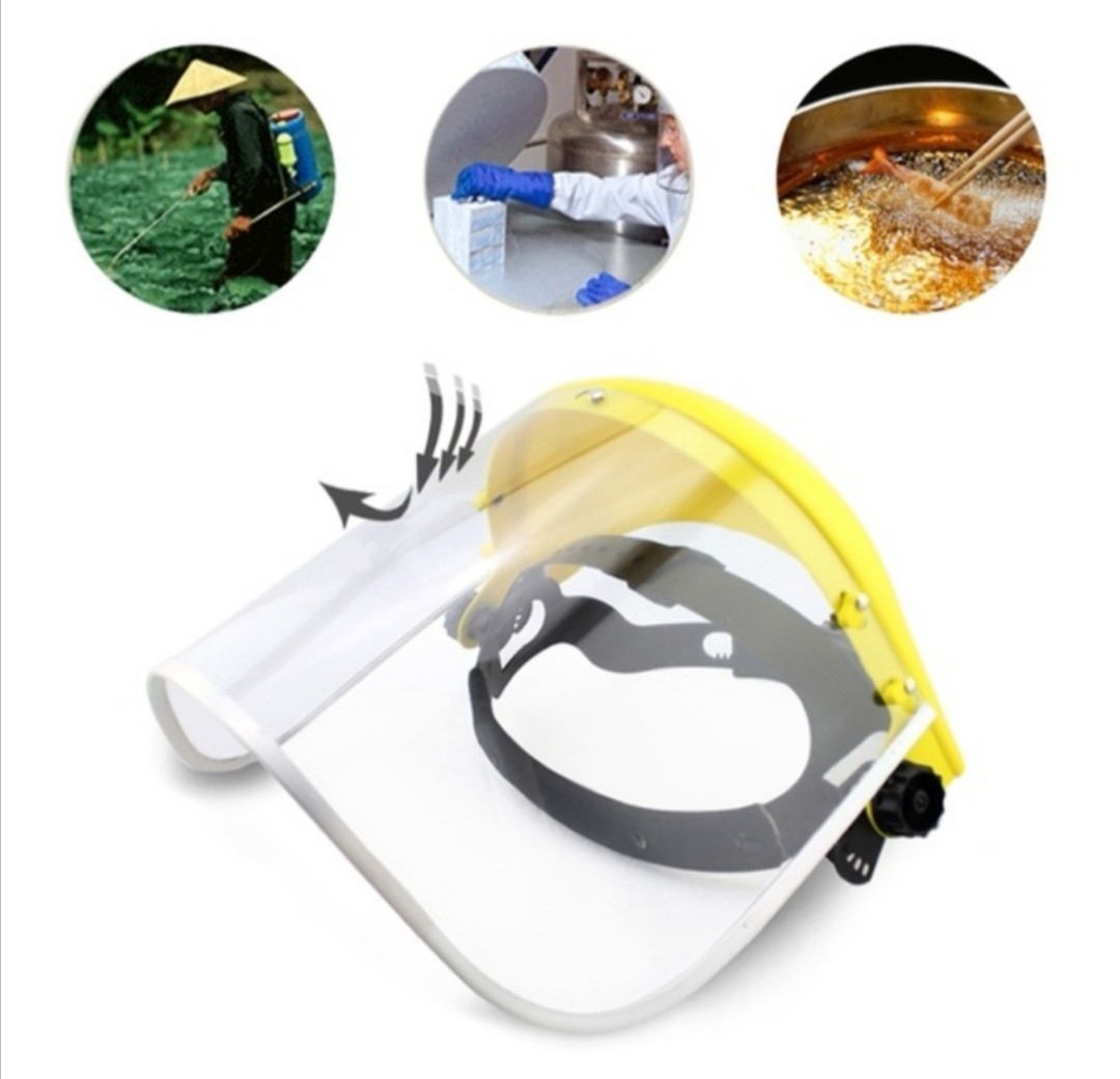 Full Face Shield Safety Helmet, Everything Else on Carousell