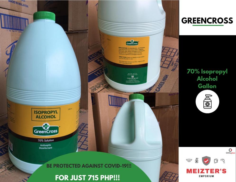 GreenCross 70% Sol. Isopropyl Alcohol Antiseptic and Disinfectant ...