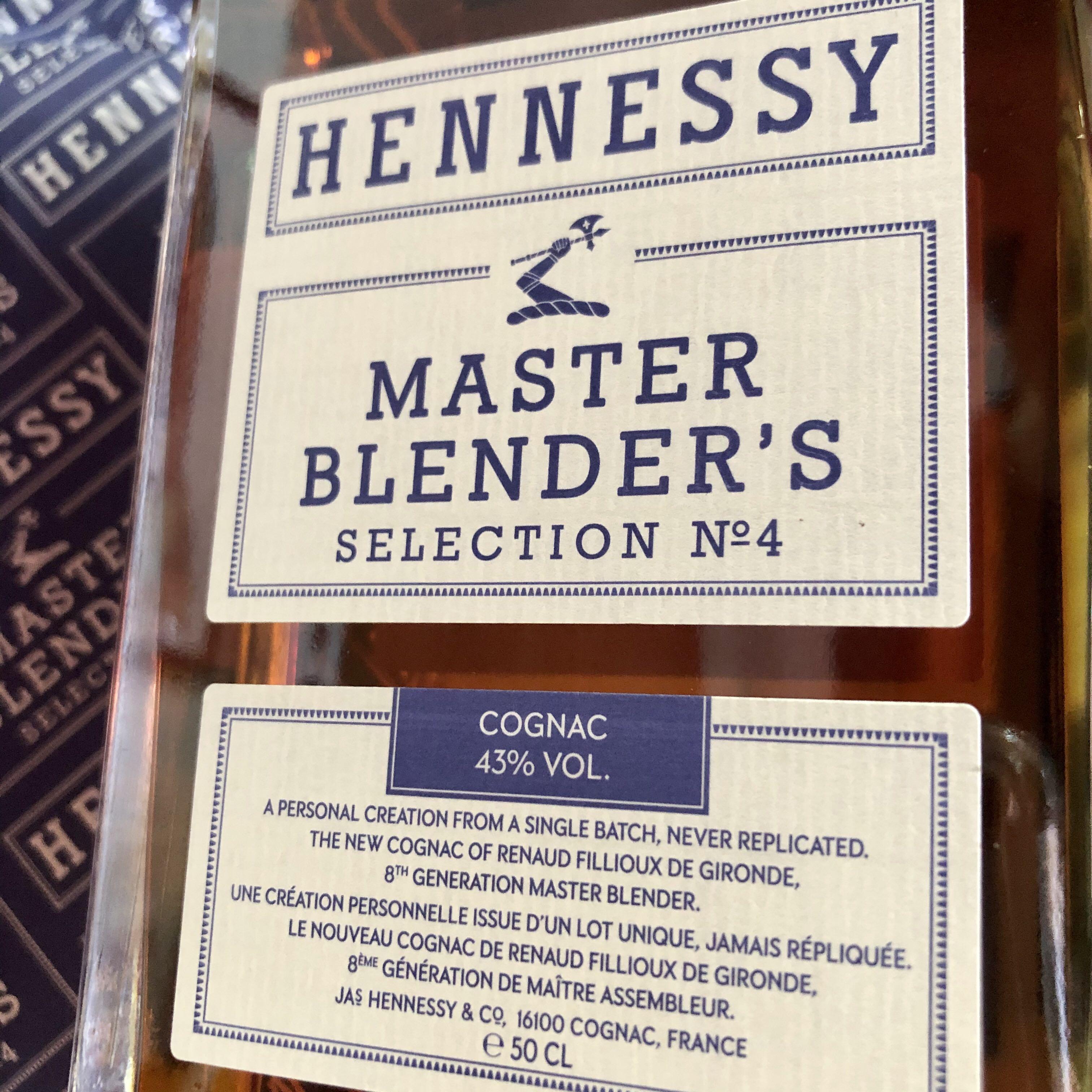 Hennessy Master Blender Selection No 4 sealed 500ml 0.5L, Food & Drinks ...