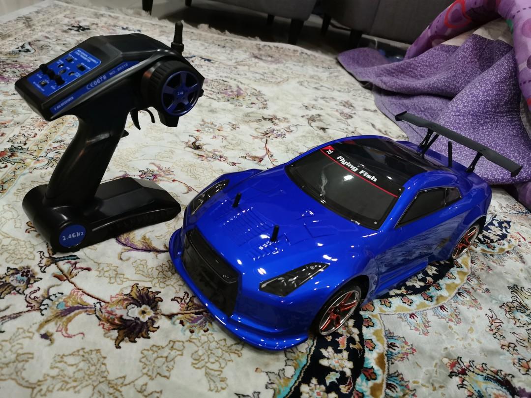 HSP RC Car Flying Fish 1/10 Drifting 2.4g RTR 4WD Nissan Skyline GTR ...