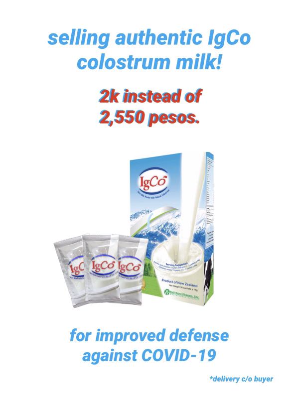 IgCo Colostrum Milk, Health & Nutrition, Health Supplements, Health ...