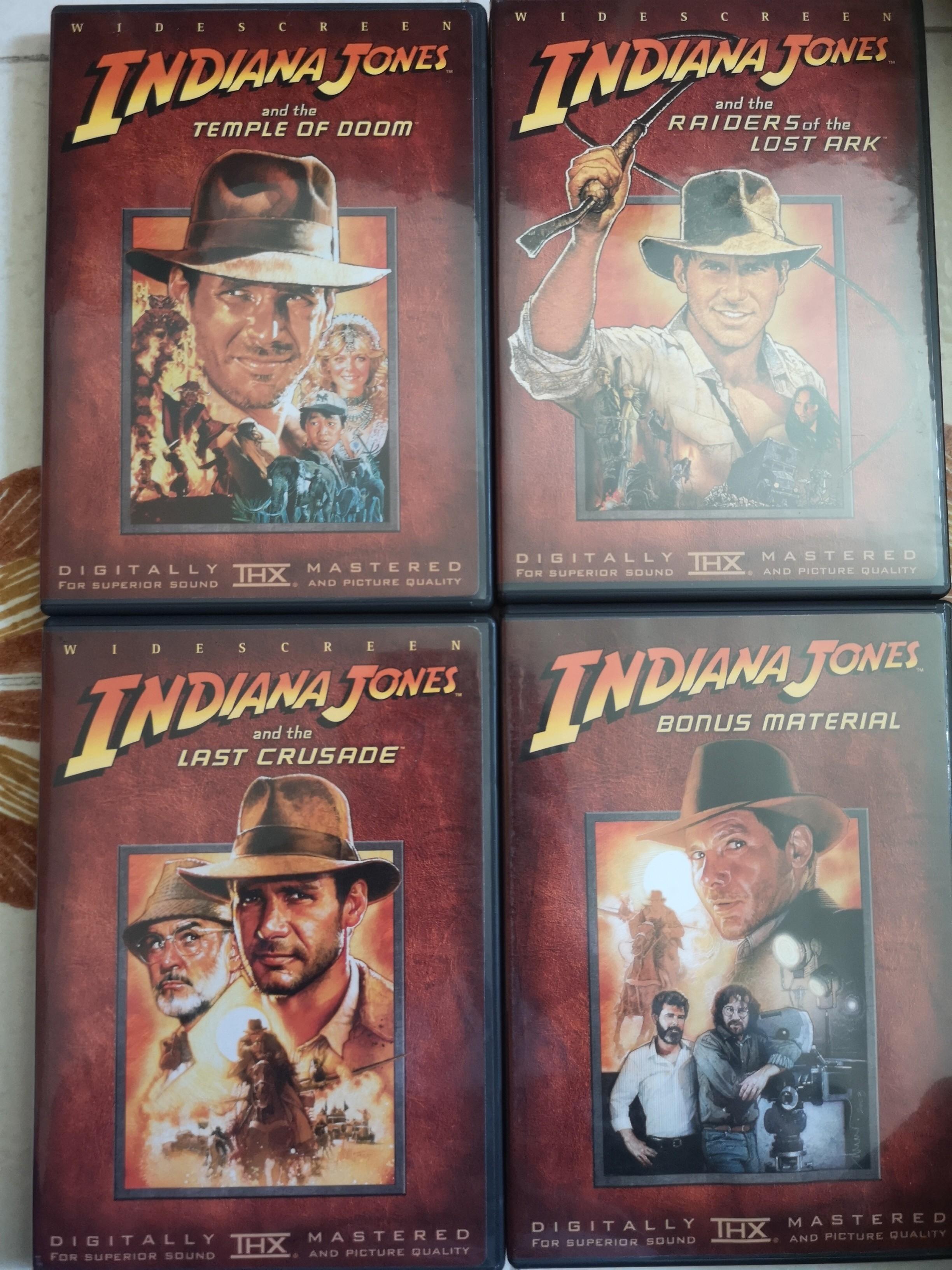 Indiana Jones Box Set (R1), TV & Home Appliances, TV & Entertainment ...